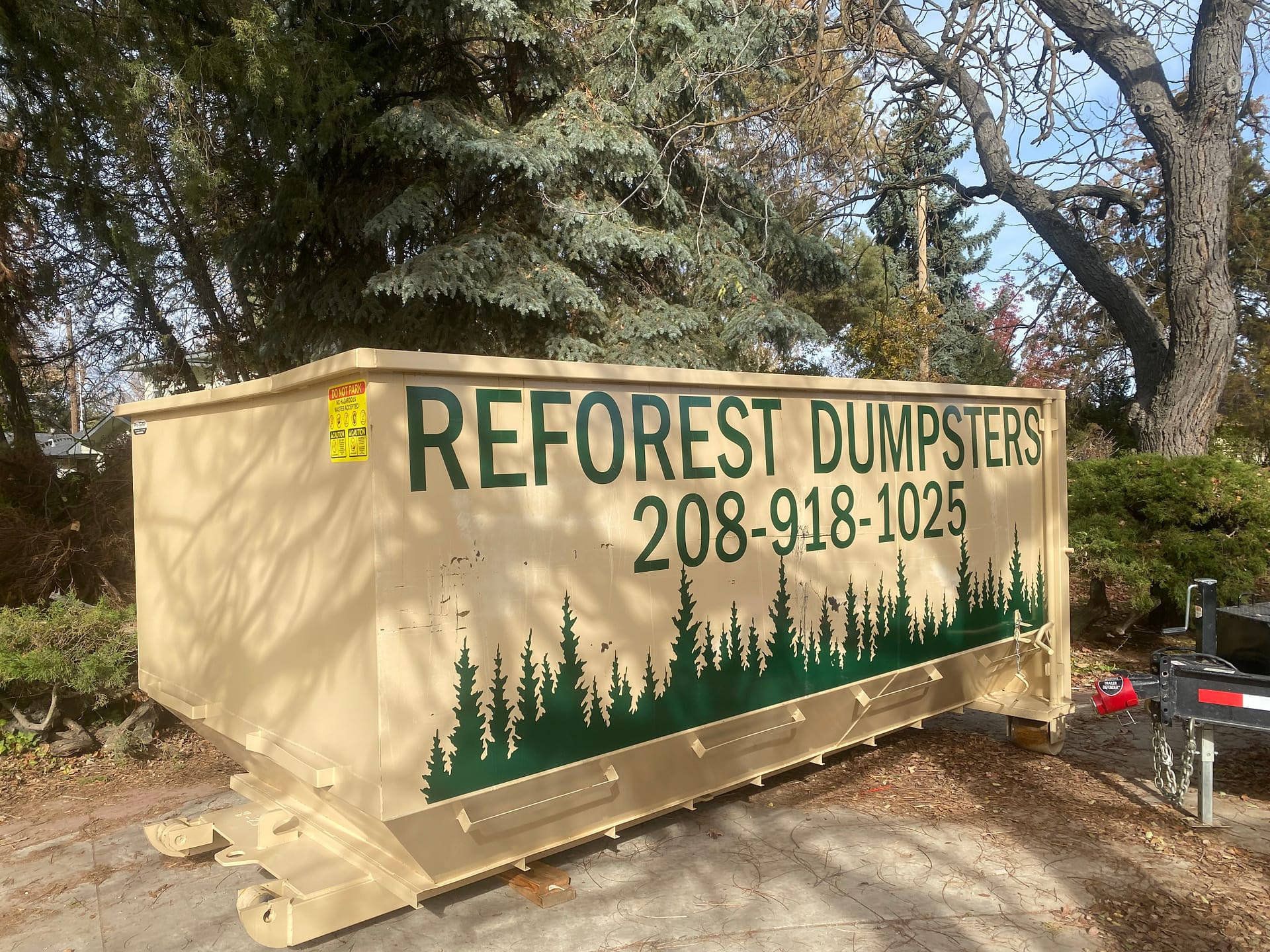Reforest Dumpsters - Roll Off Dumpster Rental Service